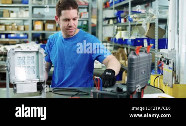 Engineer testing an electrical board Stock Videos & Footage - HD and 4K ...