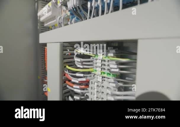 Distribution board of diesel generator. Electrical panel of an ...