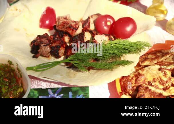 Donner Kebab - donner meat in a pitta bread served with crunchy salad ...