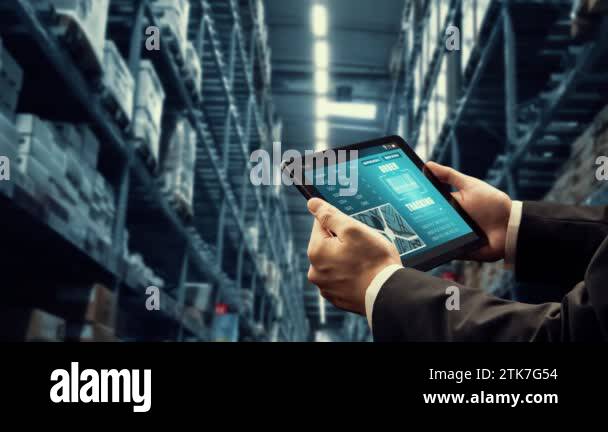 Warehouse management deft software in computer for real time monitoring ...