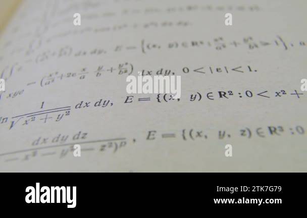 Formulas mathematic formulae equations on paper integral book ...