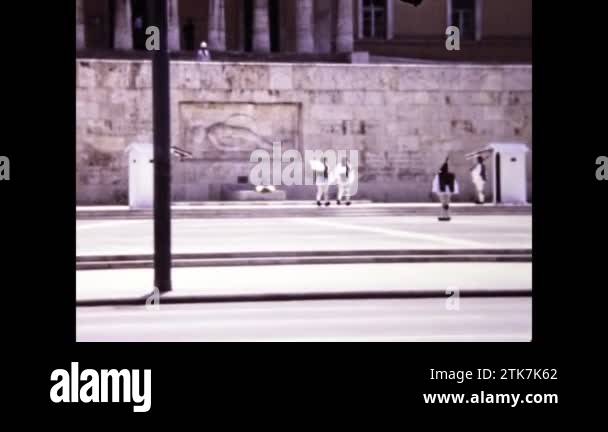 Athens, Greece june 1974: Athens military parade scene in 70s Stock ...