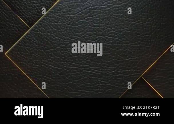 Chic business presentation background with layers of dark leather with ...