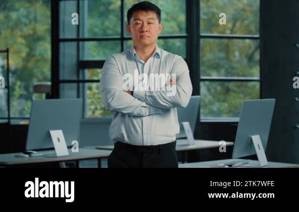 Male portrait strong man asian japanese boss leader professional ...