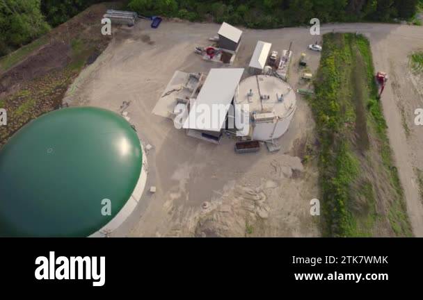 Biogas plant and farm in park or green space in Toronto, Canada ...