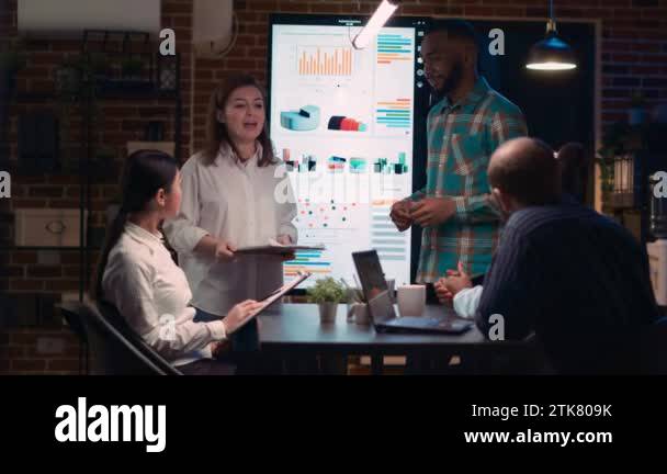 Data Visualization Presentation Stock Videos And Footage Hd And 4k