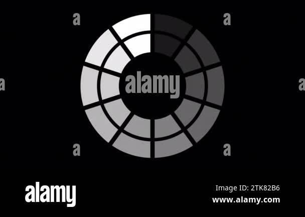 Loading Circle, Video. Loading Animation Icon on Transparent Background ...