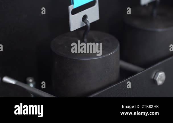 Quality control is carried out in the laboratory at the duct tape ...