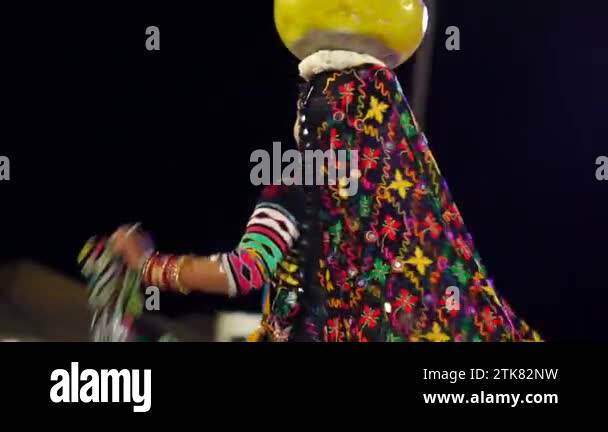 Rajasthani music and folk dance cultural programe in a camp, Sam Dunes ...