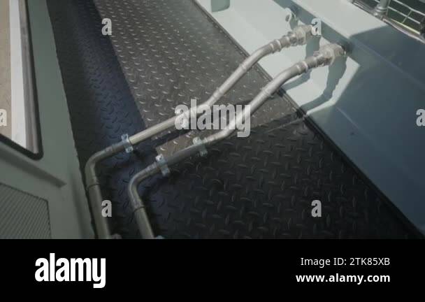 Industrial diesel generator inside. Diesel generator set. Modern ...