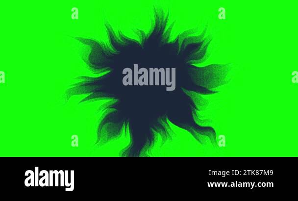 Color bleed animation. Transition or loader loop animation screen. 4K ...