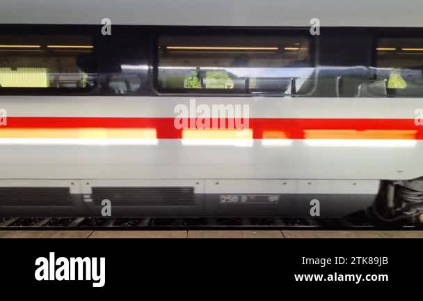 Berlin, Germany - 03. October 2022: German ICE Intercity Express train ...