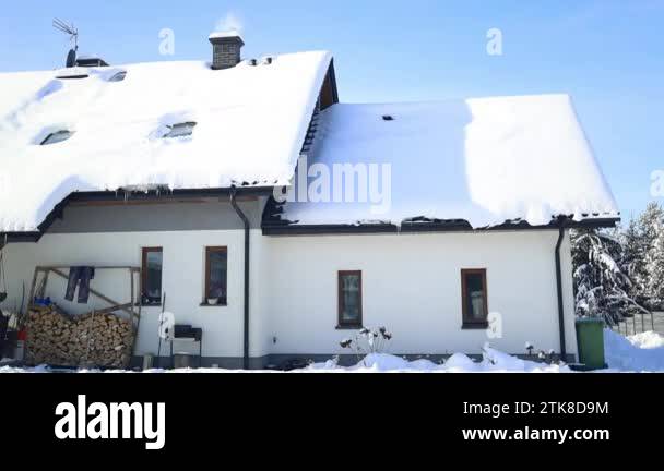 Snow drift roof house Stock Videos & Footage - HD and 4K Video Clips ...