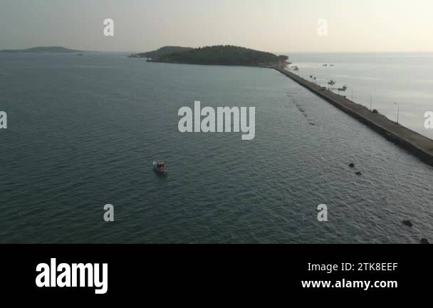 Drone footage at Urla Izmir Province, Turkey. Known as Quarantine ...