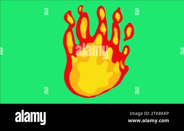 Cartoon vector bonfire flame animated sprites fire animation ...