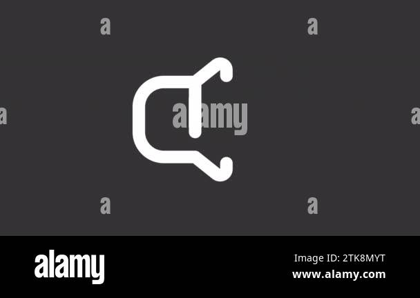 Animated online white line ui icons. Application controls. Seamless ...