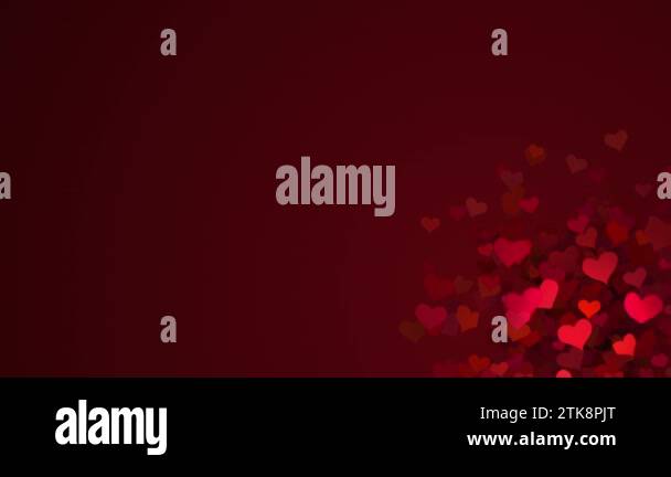 Small red heart symbols appear in the bottom corner. Dark animated ...