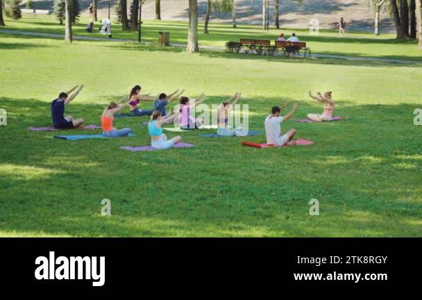 Backbend exercise in nature Stock Videos & Footage - HD and 4K Video ...