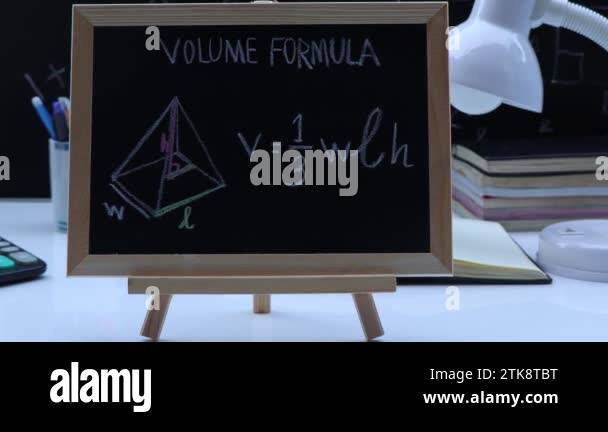 Basic geometric volume formulas Stock Videos & Footage - HD and 4K ...