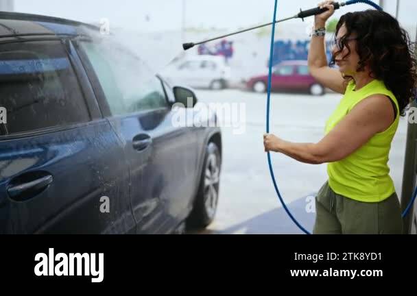 Hispanic car washing Stock Videos & Footage - HD and 4K Video Clips - Alamy