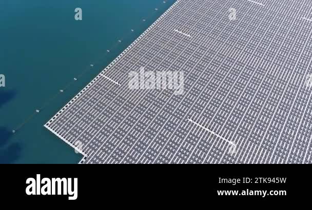 This is new clean alternative energy source with floating solar panels ...