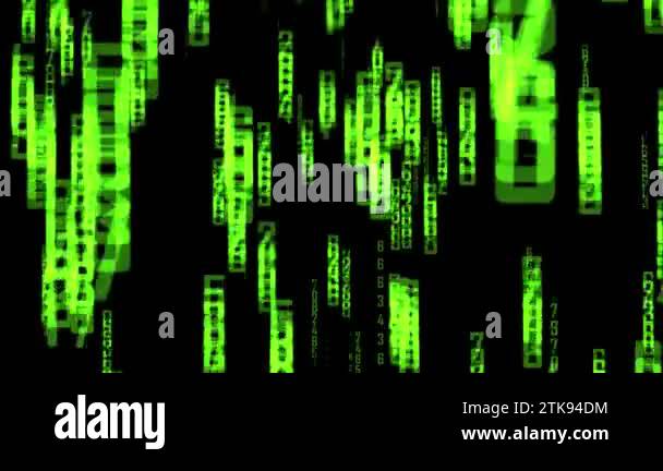 An electronic world background animation video with randomly changing ...