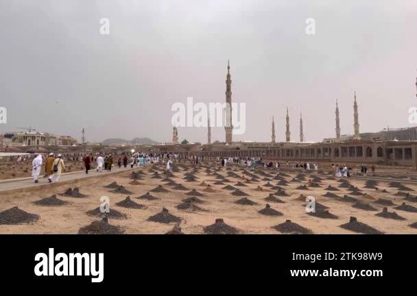 Medina, Saudi Arabia - August 2022. Jannat al-Baq (Arabic: , "The Baqi ...