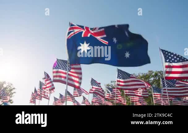 Australian flag flags Stock Videos & Footage - HD and 4K Video Clips ...