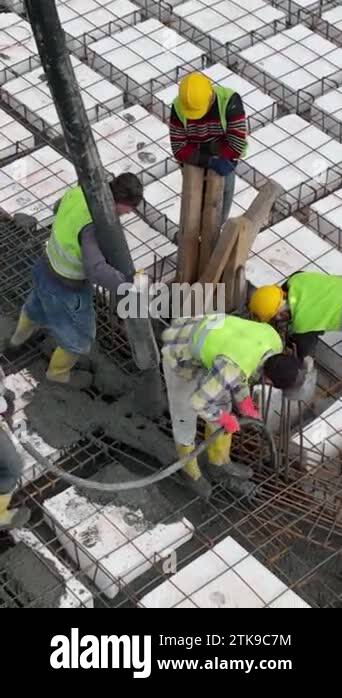 Work on construction sites, facade work, tiles make, concrete roof ...