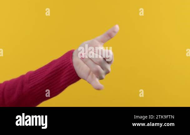 Woman hands showing classic shaka Hawaii surfers greeting, love symbol ...