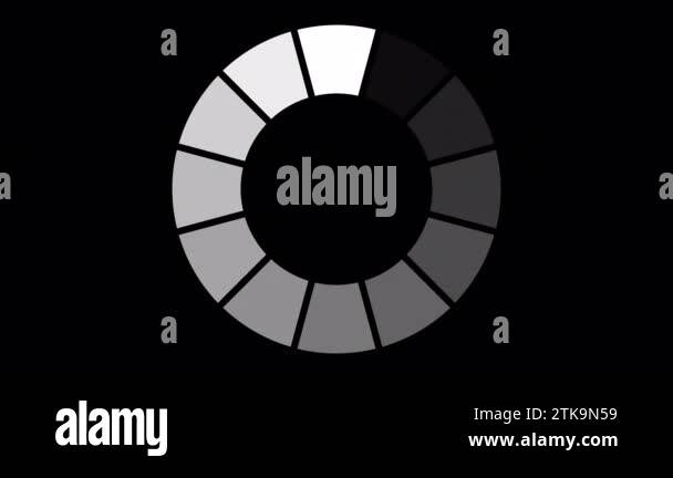 Loading Circle, Video. Loading Animation Icon on Transparent Background ...