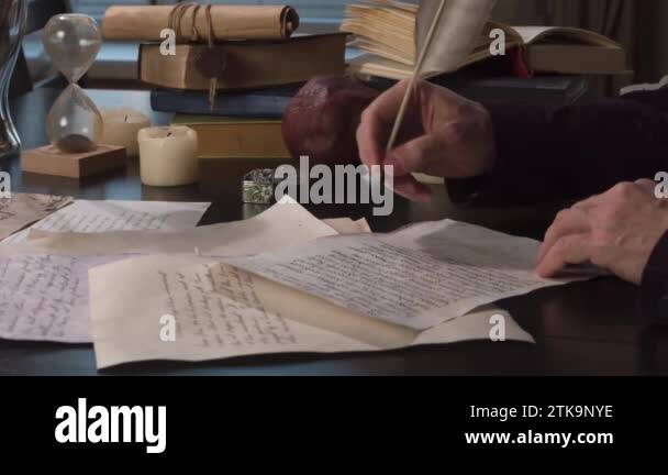 Biography manuscript Stock Videos & Footage - HD and 4K Video Clips - Alamy