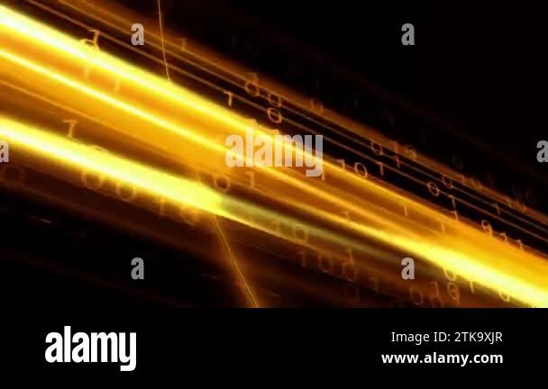 binary 0101 yellow abstract background animated Stock Video Footage - Alamy