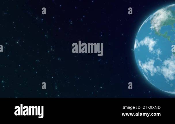 4k animation of rotating earth Stock Video Footage - Alamy