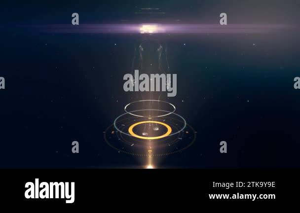 Male Avatar walking on Virtual 3D Holographic Projection with ...