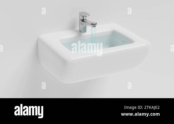 Ceramic wash basin 3d Stock Videos & Footage - HD and 4K Video Clips ...