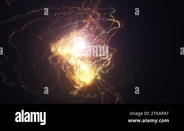 Abstract Arabesque Strings Waving Fx Background/ 4k animation of an ...