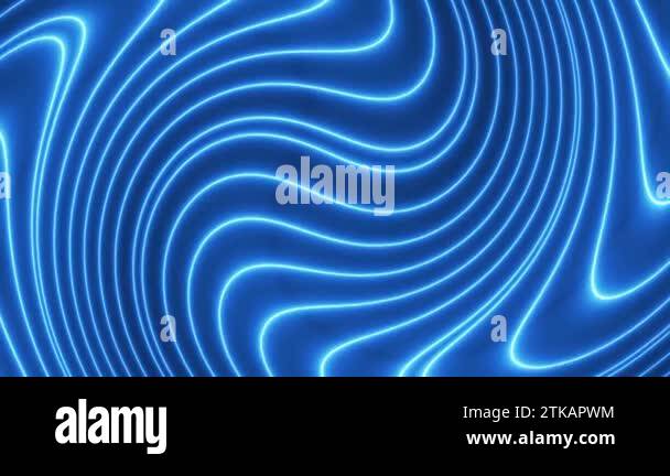 Curved neon glowing line. Abstract neon background. Bright glowing neon ...