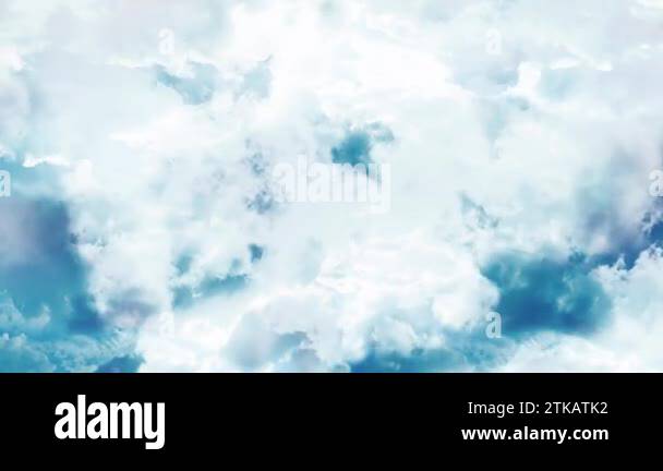 Realistic Moving Clouds on Sky Animation with Seamless Loop Stock Video ...
