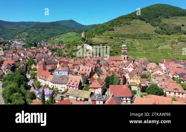 Kaysersberg in Alsace, one of the most beautiful villages of France ...