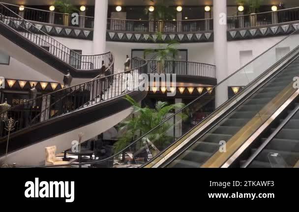 Quartier 206 inside mall spiral staircase interior Berlin, Germany - 10 ...
