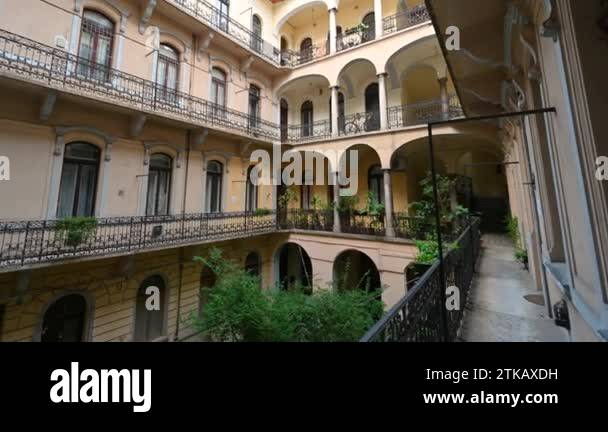 Internal balcony around courtyard Stock Videos & Footage - HD and 4K ...