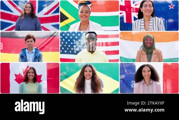 Diversity people flag Stock Videos & Footage - HD and 4K Video Clips ...