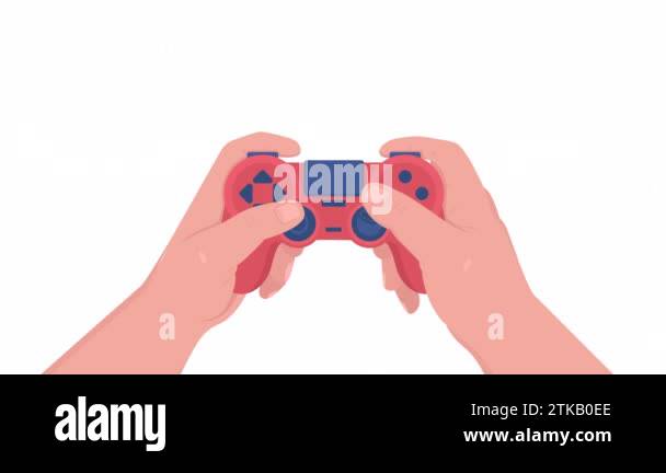 Joystick controller clipart illustration Stock Videos & Footage - HD ...