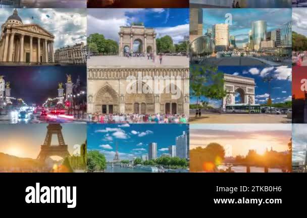 European landmarks collage Stock Videos & Footage - HD and 4K Video ...