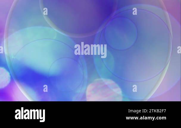 video screensaver with moving circles in dark mode. animated background ...