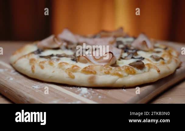 Homemade freshly cooked pizza Stock Videos & Footage - HD and 4K Video ...