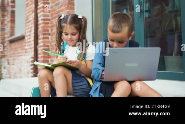 Two friends school talking park Stock Videos & Footage - HD and 4K ...