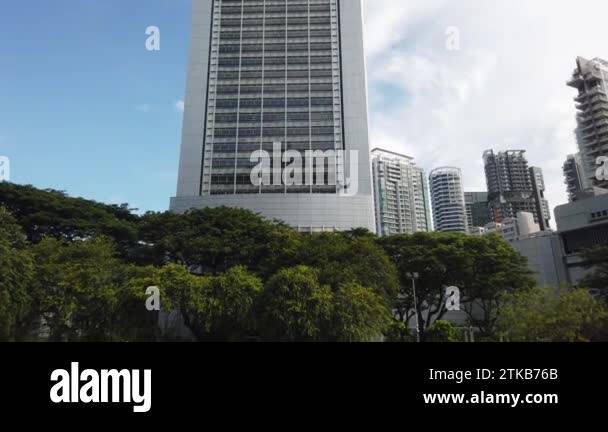 Singapore 2 June 2022 street view of SingTel company logo Stock Video ...