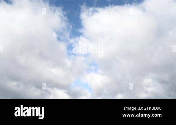Movement of clouds in the sky. Timelapse. Landscape movement large ...